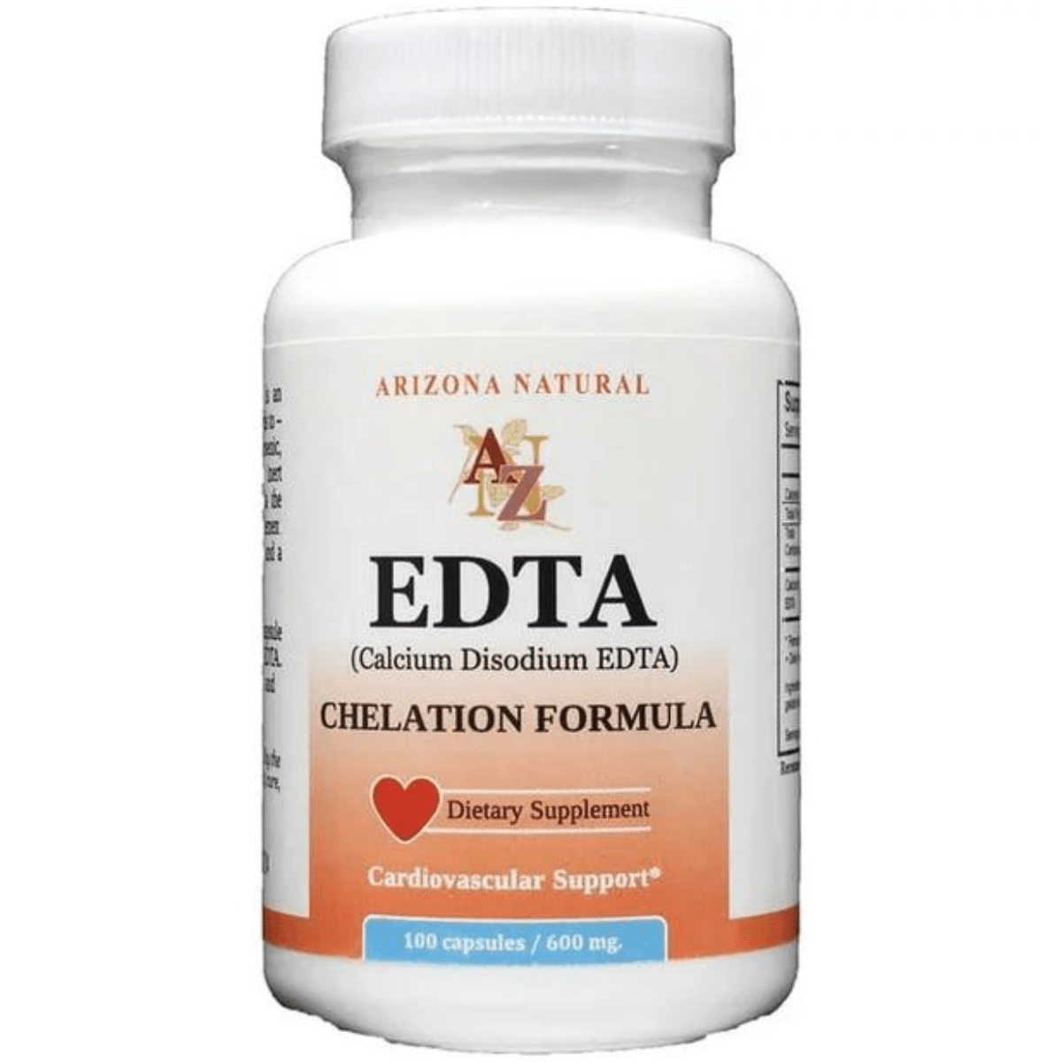 EDTA Calcio Disódico - 600 Mg - 100 Cápsulas | Puro Estado Fisico