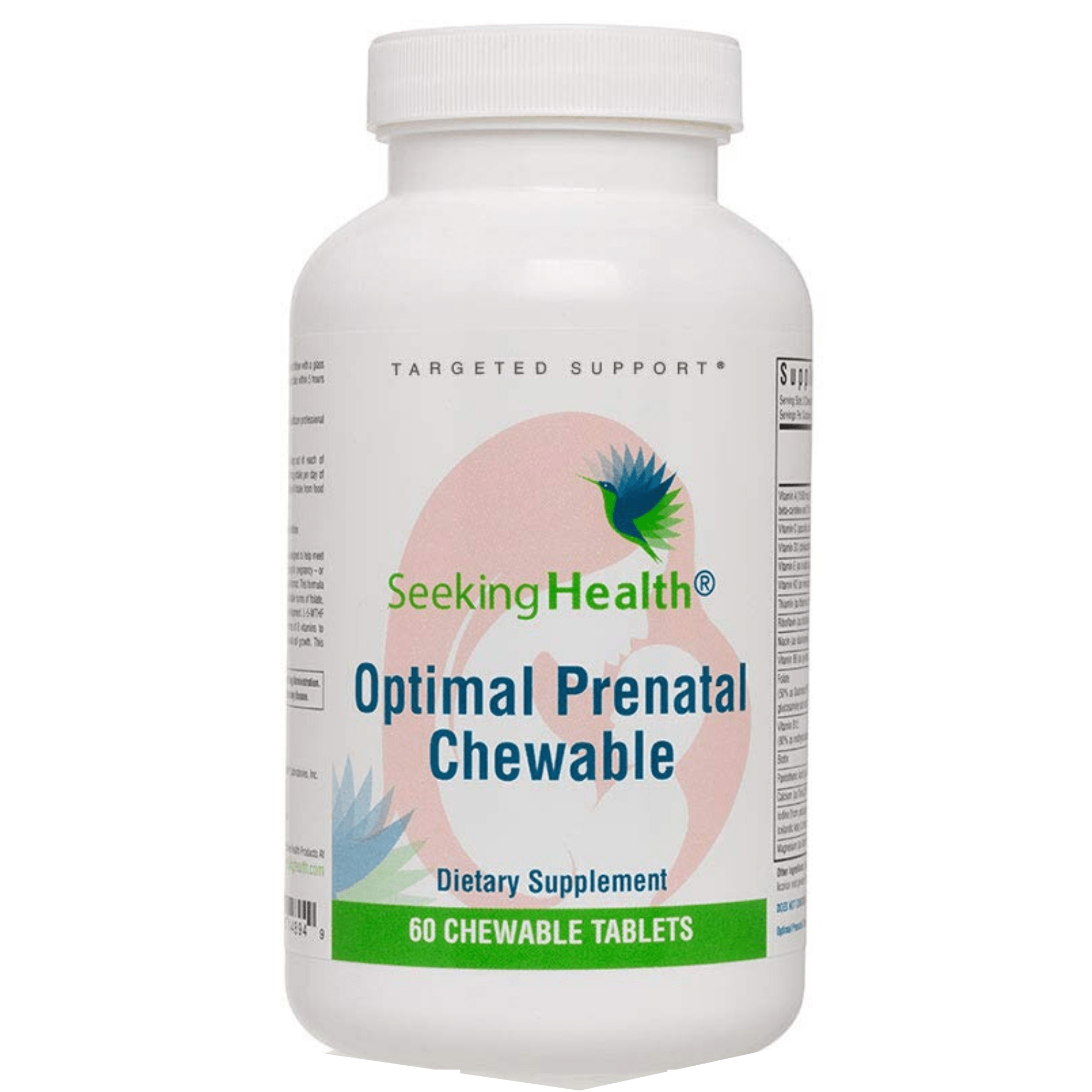 Seeking Health Optimal Prenatal Chewable - 60 Tabletas Masticable ...