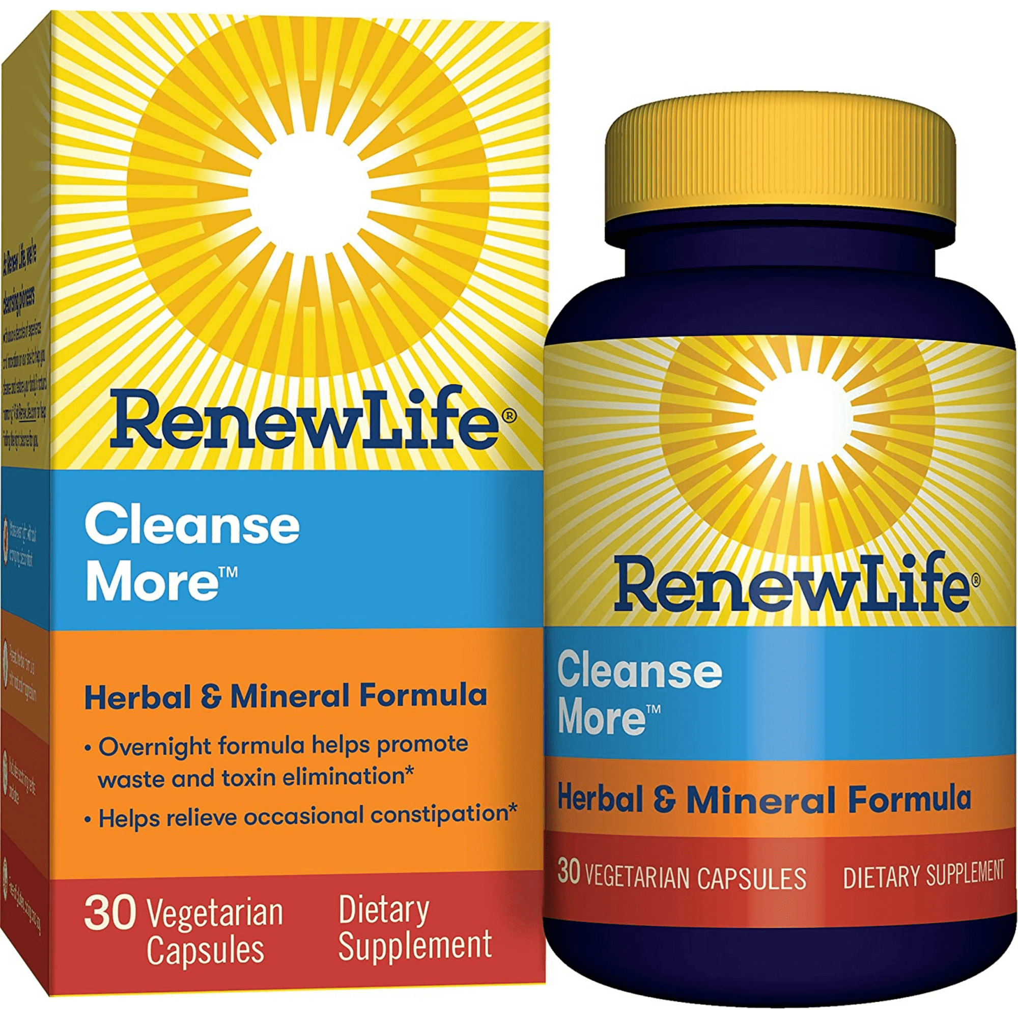 Renew Life Cleanse More - Vegetarian Capsules | Puro Estado Fisico