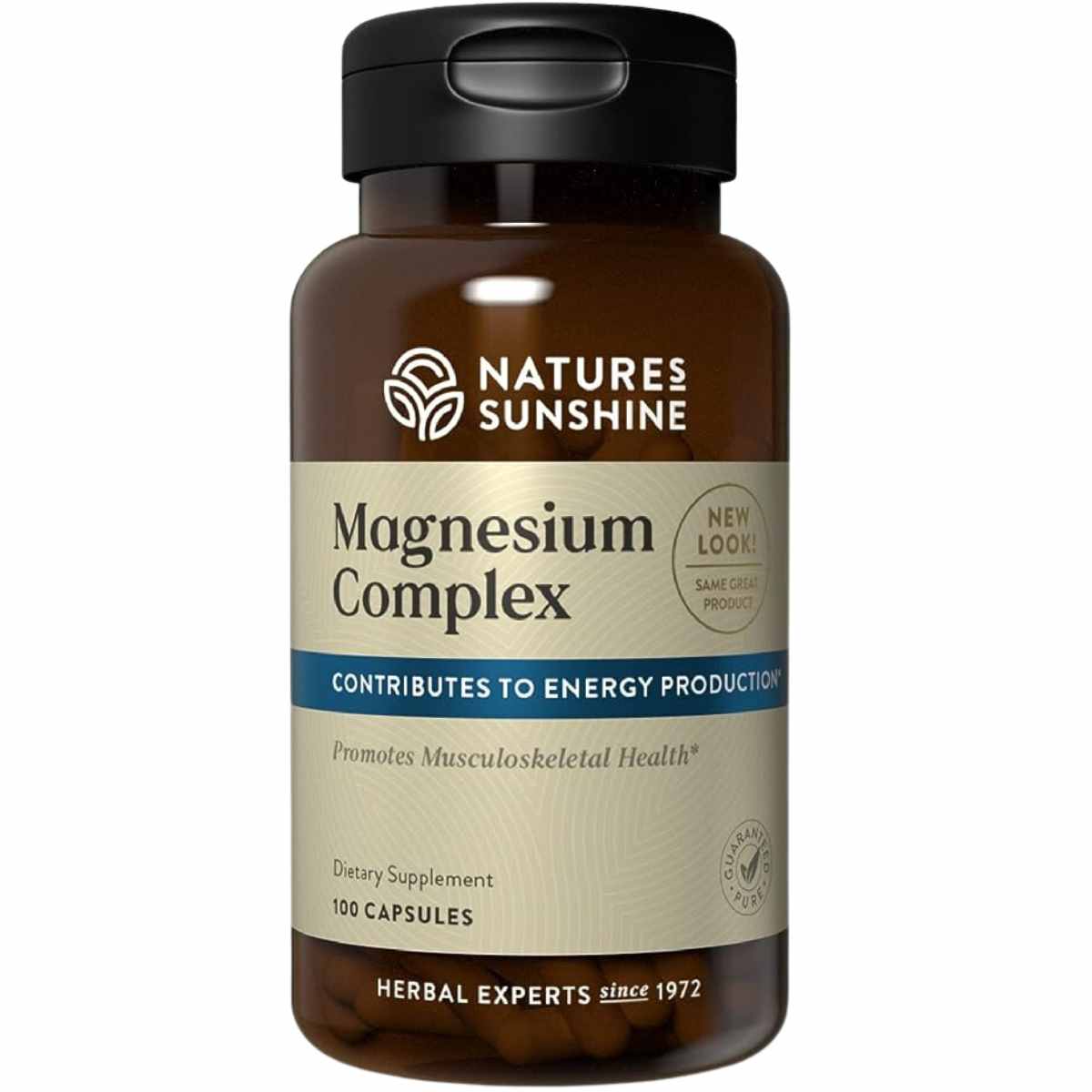 Nature's Sunshine Complejo de Magnesio - 100 Cápsulas | Puro Estado Fisico