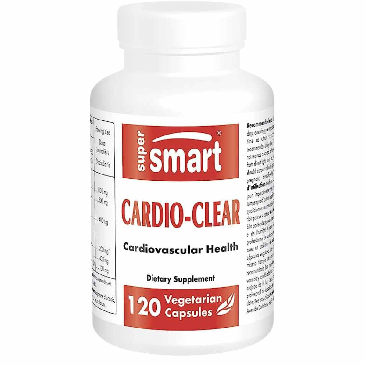 Cardio-Clear - 120 Cápsulas Vegetarianas | Puro Estado Fisico