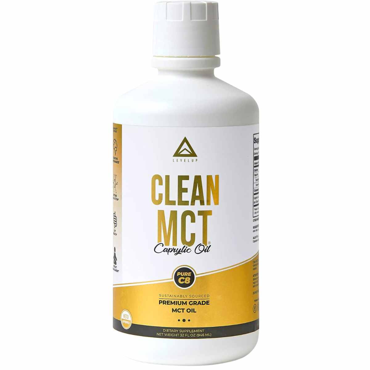 LevelUp Clean MCT Oil - 946 ml | Puro Estado Fisico