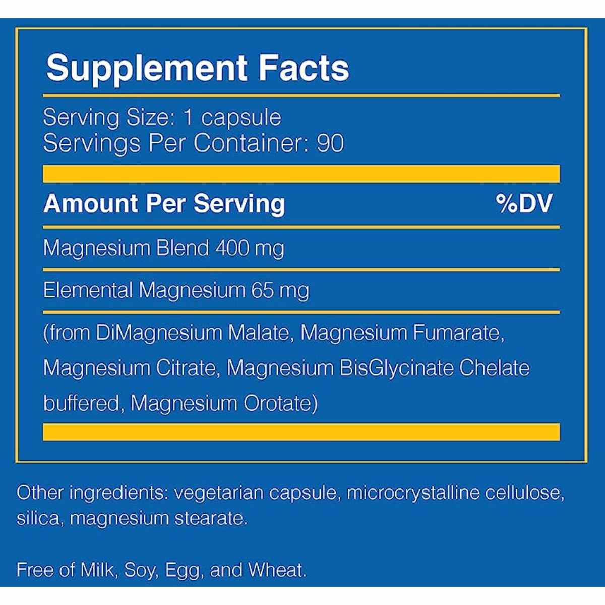 Super Magnesio - 90 Cápsulas | Puro Estado Fisico