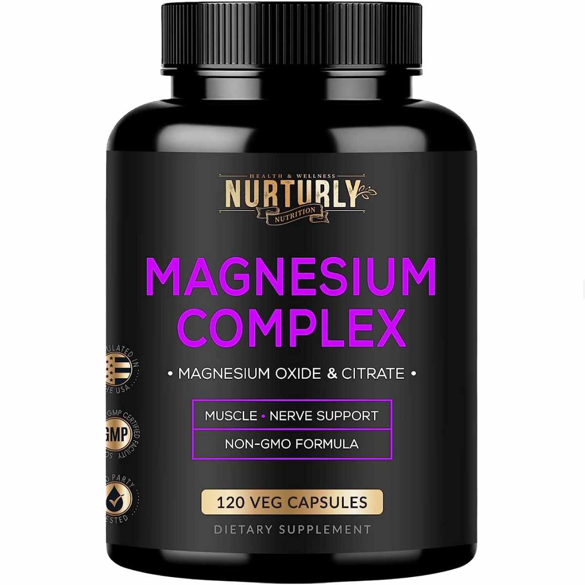 Complejo de Magnesio - 120 Cápsulas Vegetales | Puro Estado Fisico