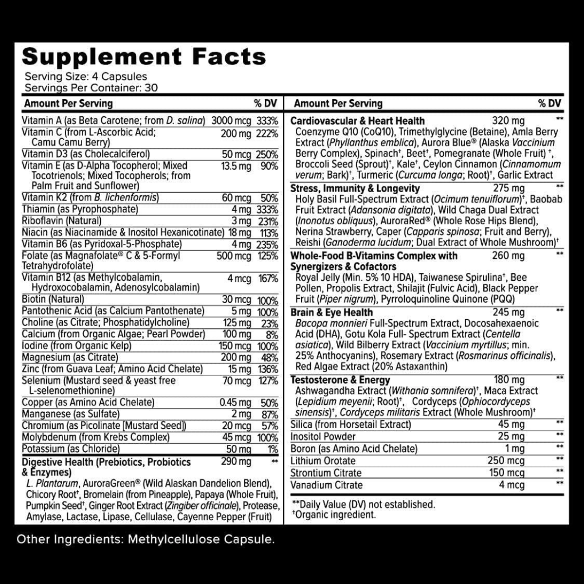 Primitive Scientific Whole Food Multivitamin for Men - 120 Cápsulas ...