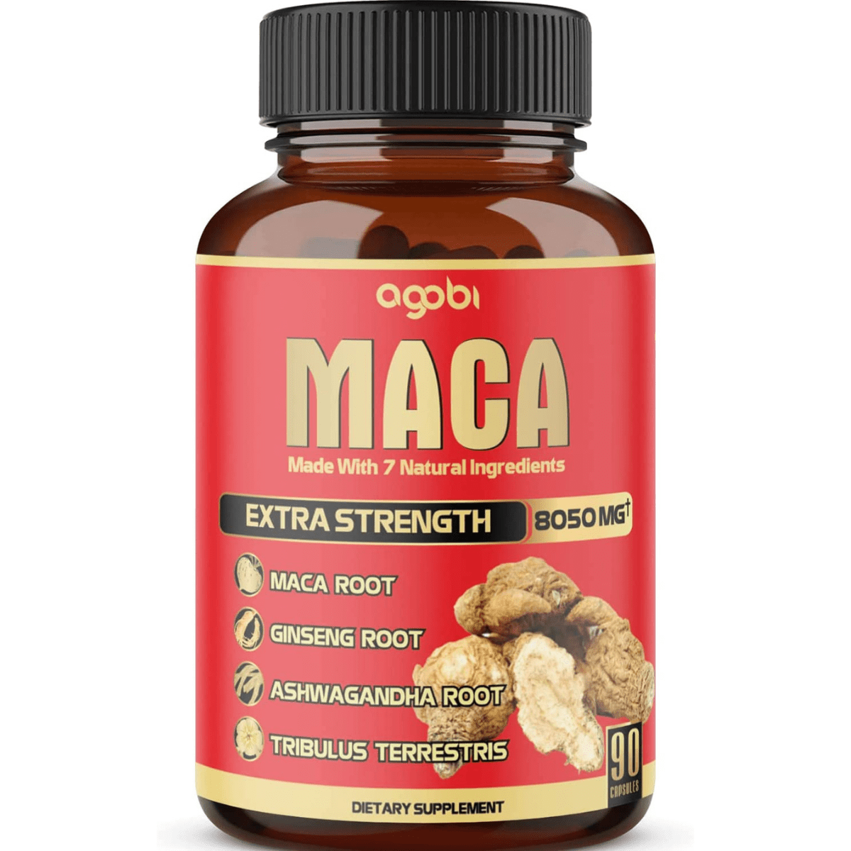 Agobi Maca Made With 7 Natural Ingredients - 90 Cápsulas | Puro Estado ...