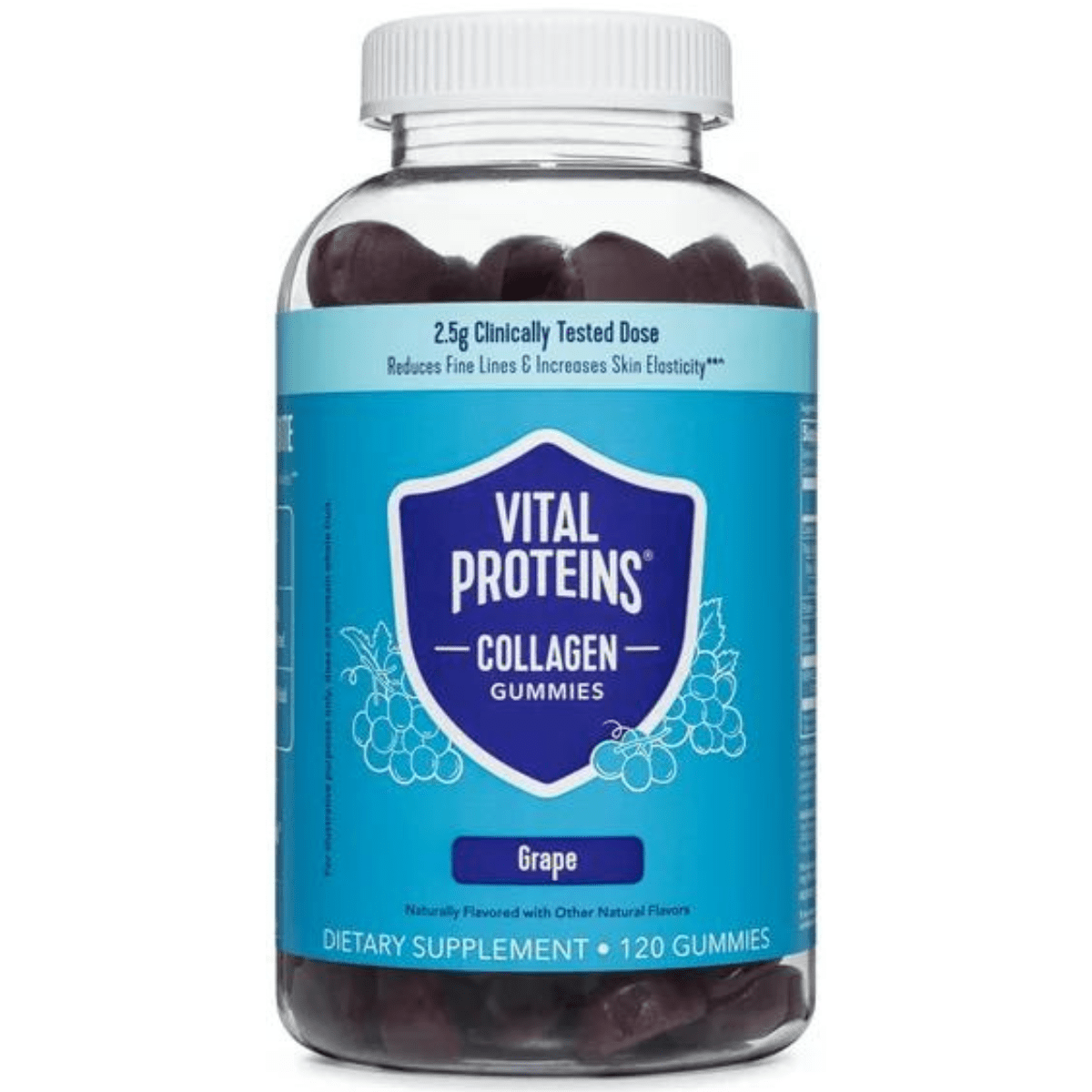 Vital Proteins Colágeno - Uva - 120 Gomitas | Puro Estado Fisico