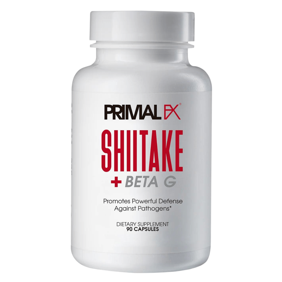 PrimalFX Shiitake + Beta G 1500 mg- 90 Cápsulas | Puro Estado Fisico
