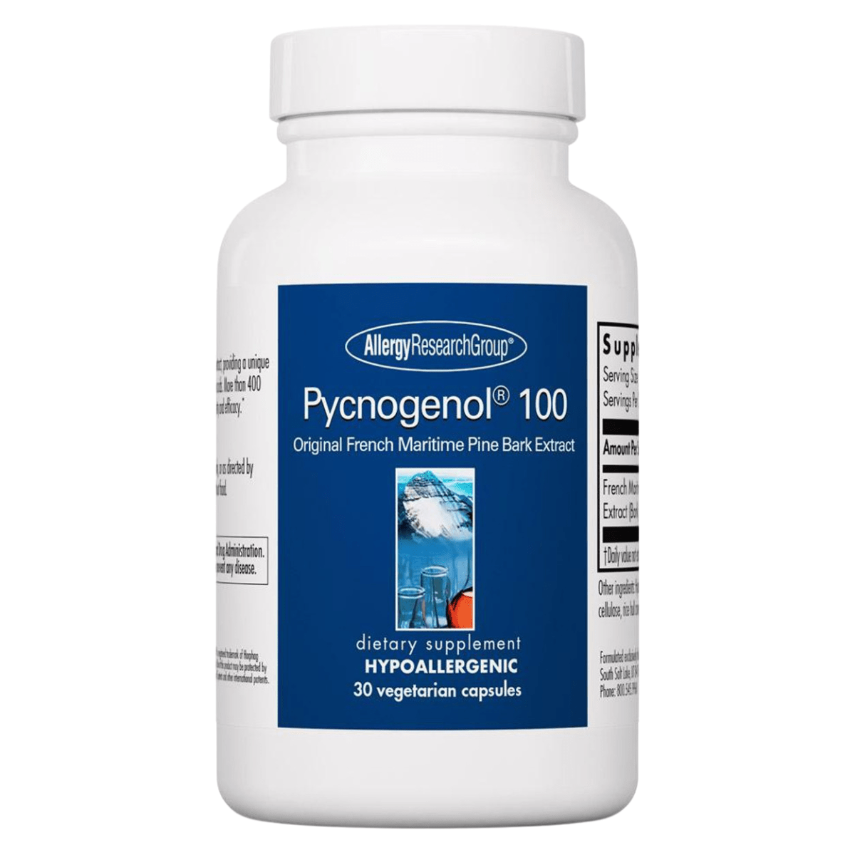 Allergy Research Group Picnogenol - 100 mg - 30 Cápsulas | Puro Estado ...