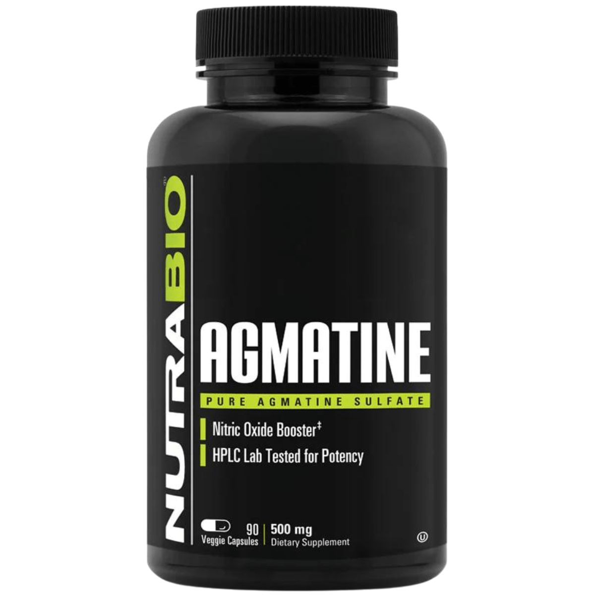 NutraBio Sulfato de Agmatina 500 mg - 90 Cápsulas Vegetales | Puro ...