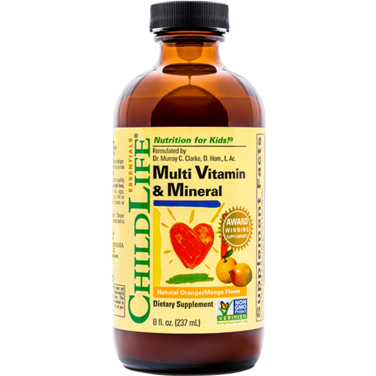 ChildLife Essentials Multivitamínico para Niños - Natural Naranja Mango ...