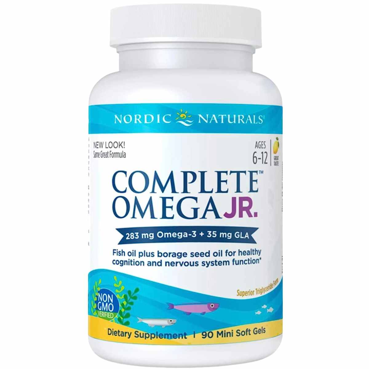 Nordic Naturals Complete Omega Jr - Limón - 90 Mini Cápsulas Blandas ...