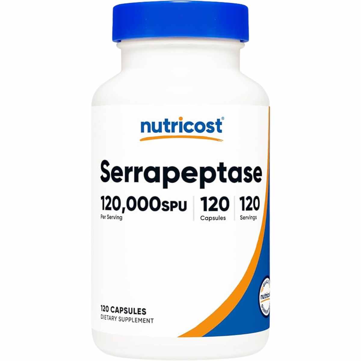 Serrapeptase - 120 Cápsulas Vegetales | Puro Estado Fisico