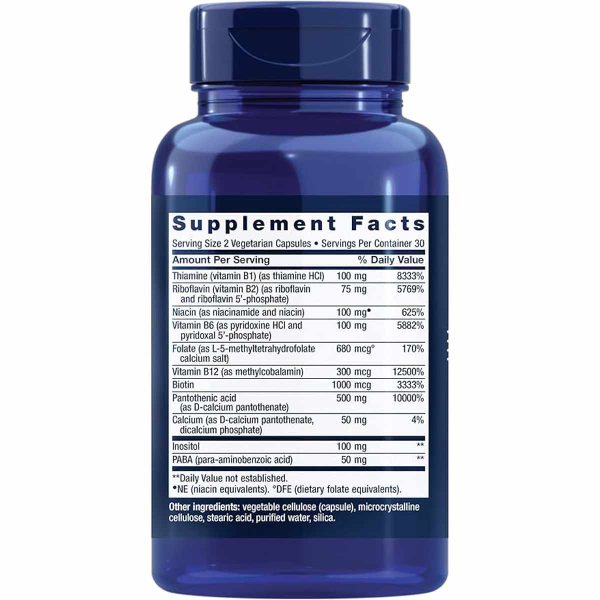 Life Extension Complejo B Completo - 60 Cápsulas Vegetarianas