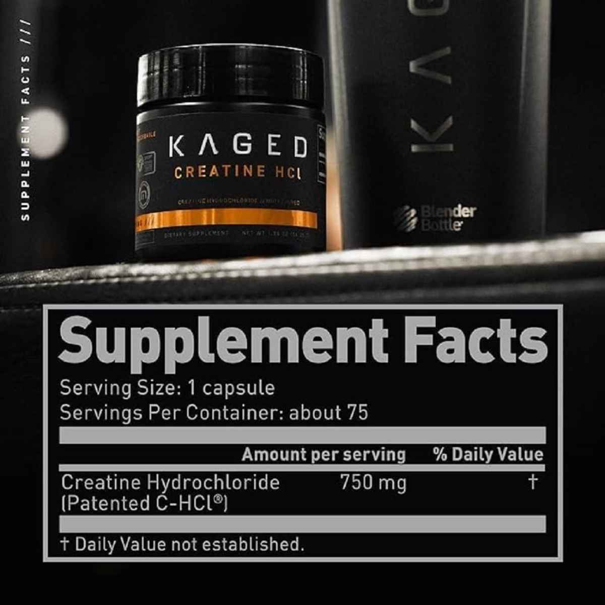 Kaged Creatina HCl - 75 Cápsulas Vegetales