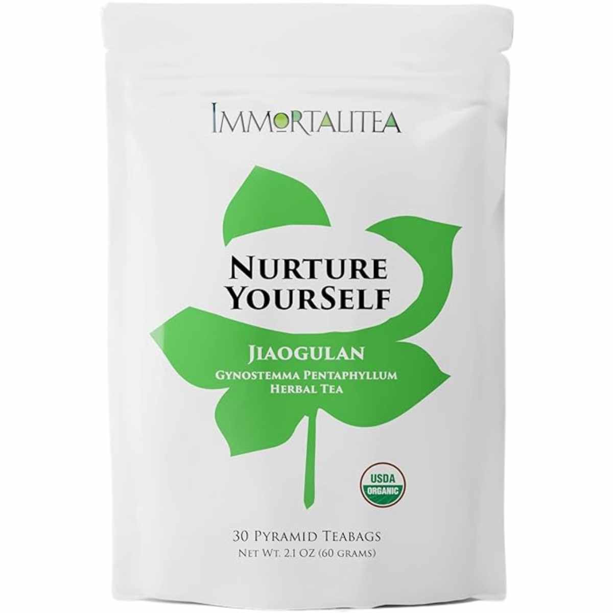 Té Orgánico De Jiaogulan - 30 Bolsas | Puro Estado Fisico